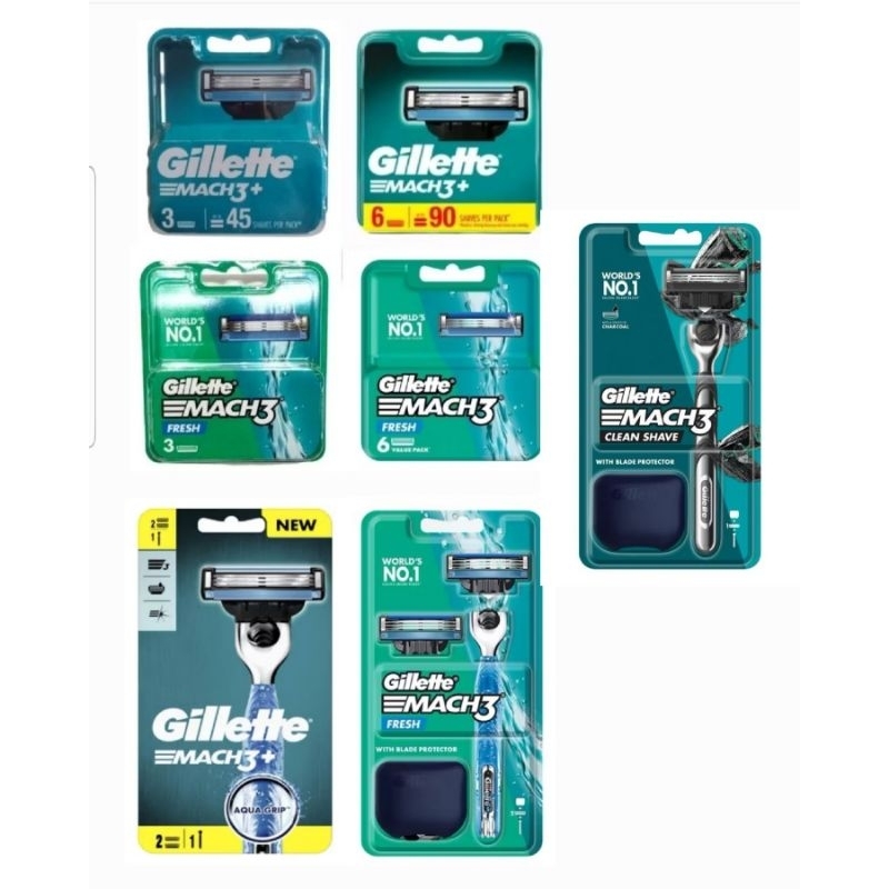 Gillette Mach3, Mach3+ | Shopee Thailand