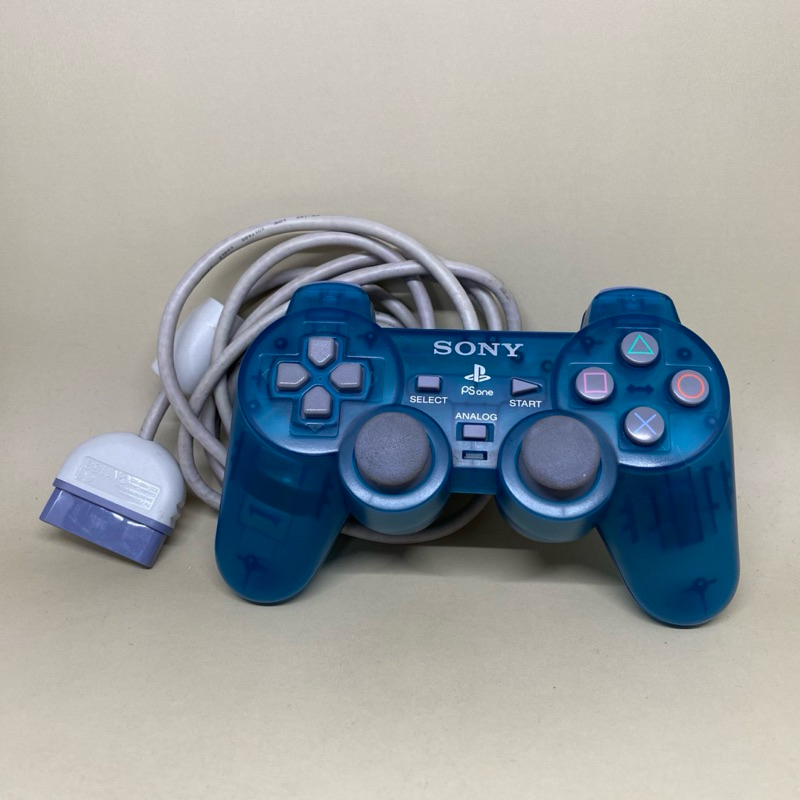จอยแท้เพลสเตชั่น คริสตัล เคลียร์ (PS1) | Sony Original Wire Controller ...