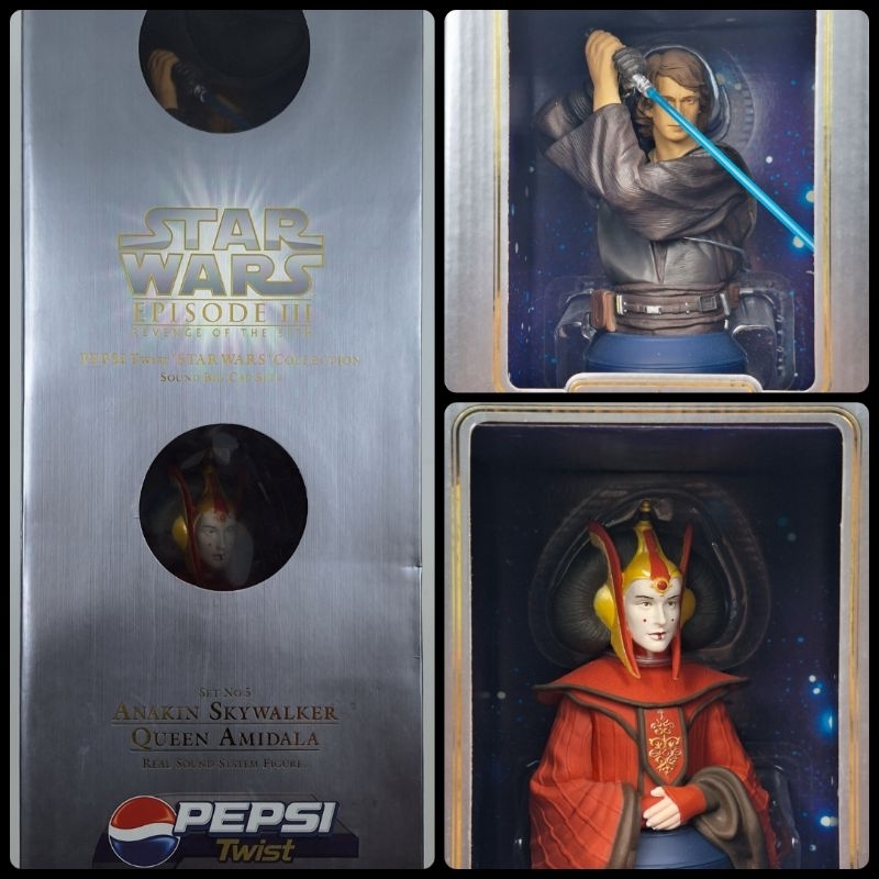 PEPSI Twist "STAR WARS" COLLECTION SOUND BIG CAP SETS [No.5 Anakin ...