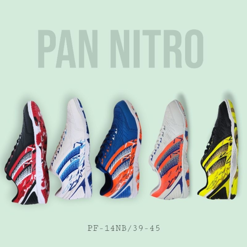 สินค้าลิขสิทธิ์[ของแท้100%]รองเท้าฟุตซอลแพน PAN NITRO PF-14NB | Shopee ...