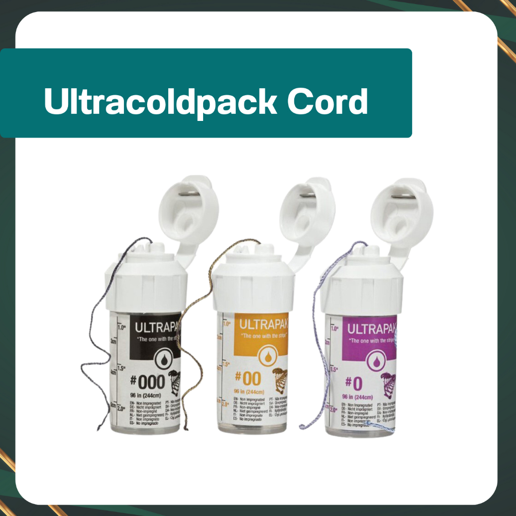 ของแท้ Ultradent Ultrapak Cord (No .#000 / #00 / #0) ด้ายแยกเหงือก ...