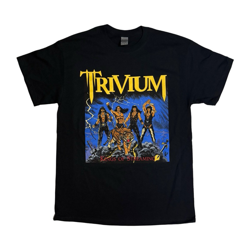 เสื้อวงดนตรี TRIVIUM T-SHIRT ลาย KINGS OF STREAMING ลิขสิทธิ์ของแท้ EU | Shopee Thailand