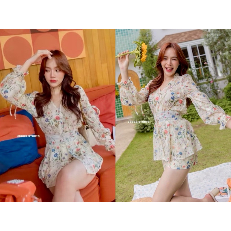 ป้าย Joobs Studio ไซส์ S เซ็ต 2 ชิ้น ใส่ครั้งเดียวใหม่กริ๊บ | Shopee Thailand