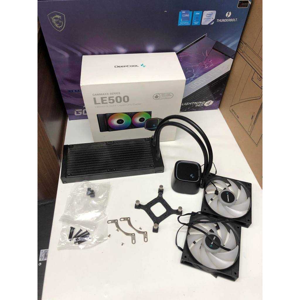 CPU LIQUID COOLER (ระบบระบายความร้อนด้วยน้ำ) DEEPCOOL LE500 ครบกล่อง ขา ...