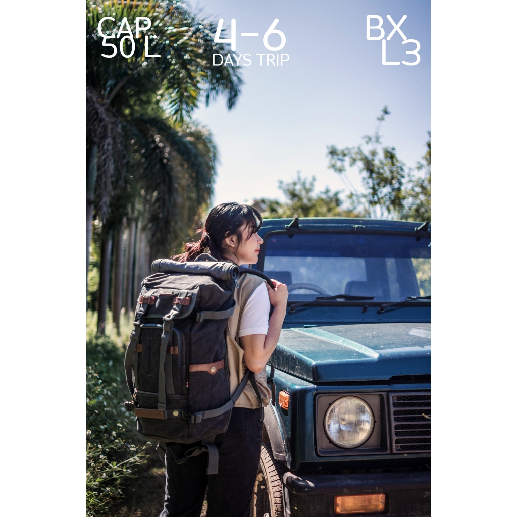 bagsbird รุ่น BXL3 จุ50L เดินทาง 4-5 วัน สายคู่หน้าฟังก์ชันครบ กระเป๋าเป้เดินทาง สายแบกเป้เที่ยว ...