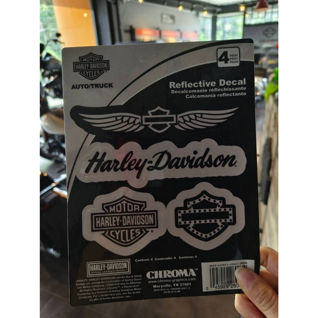 Harley HD DECAL B&S (CG28003) | Shopee Thailand