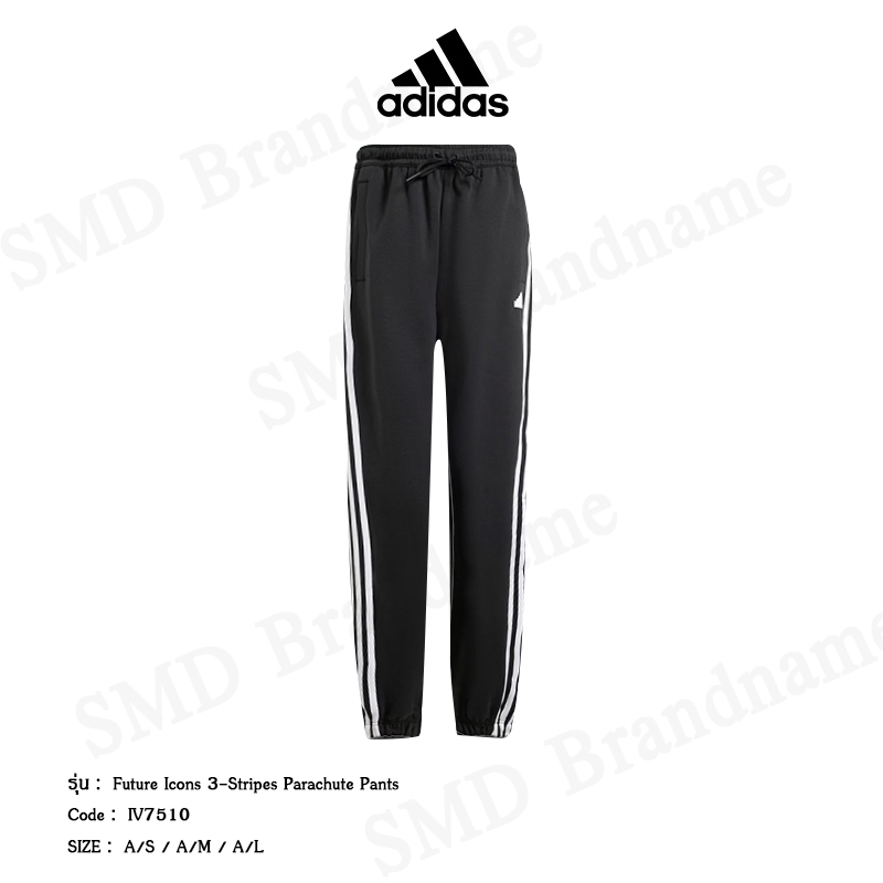 Adidas กางเกงลำลองขายาว รุ่น Future Icons 3-Stripes Parachute Pants ...