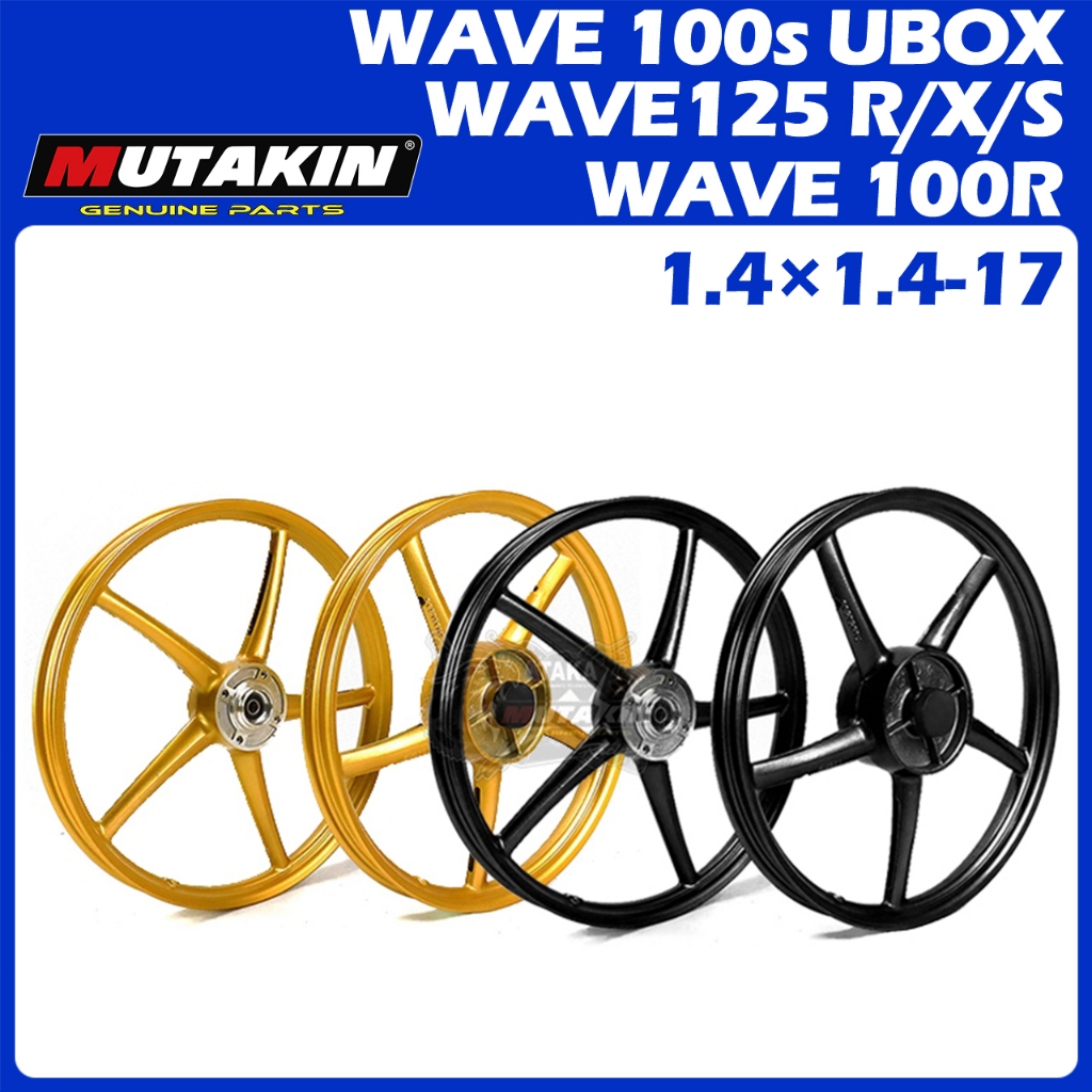 MUTAKIN 522 ล้อเเม็ก WAVE125 เวฟ125R 125X WAVE100S ล้อแม็กมอเตอร์ไซต์ ...