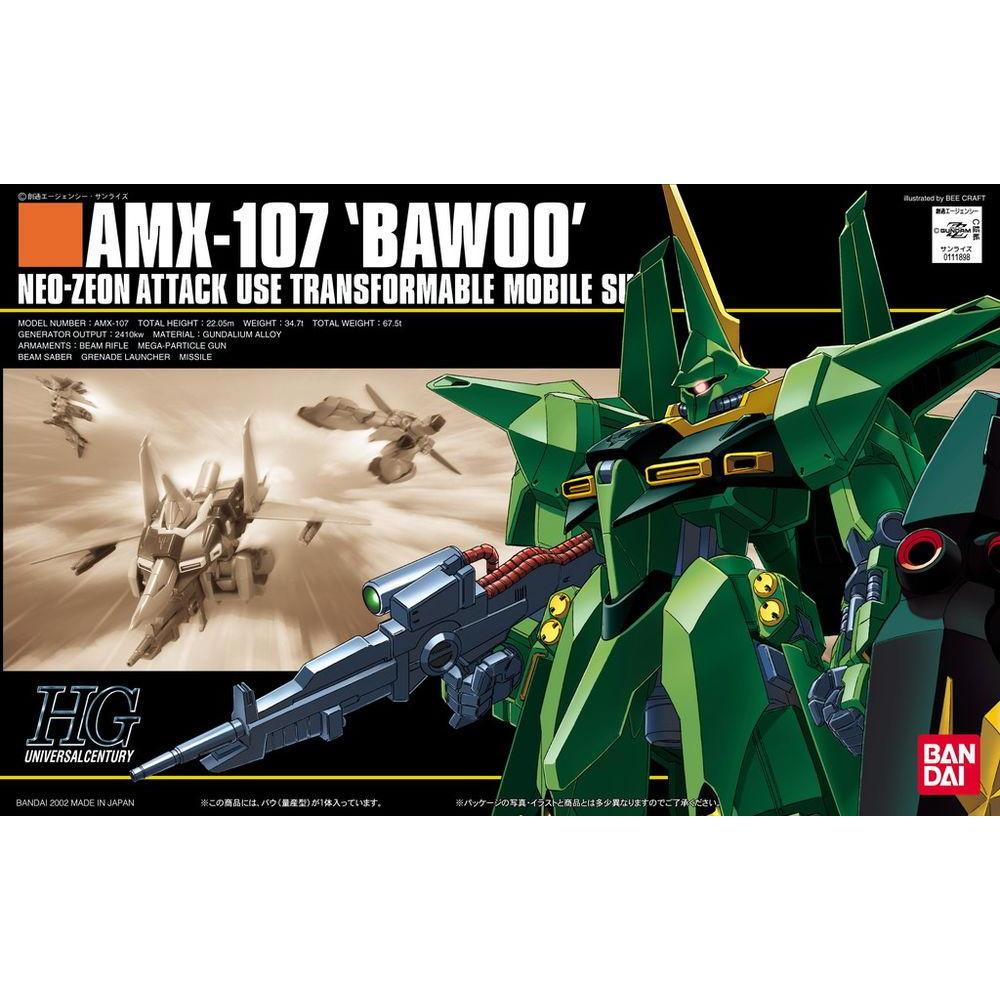 Bandai กันพลา กันดั้ม HGUC 1/144 AMX-107 BAWOO (MASS PRODUCTION) พร้อมส่ง งานแท้ | Shopee Thailand