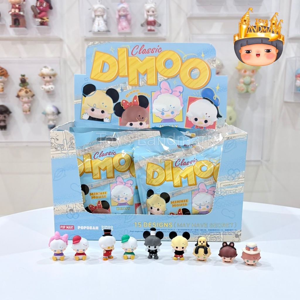 [จุ่ม/พร้อมส่ง] POP BEAN DIMOO WORLD X DISNEY CLASSIC (3PCS/PACK ...