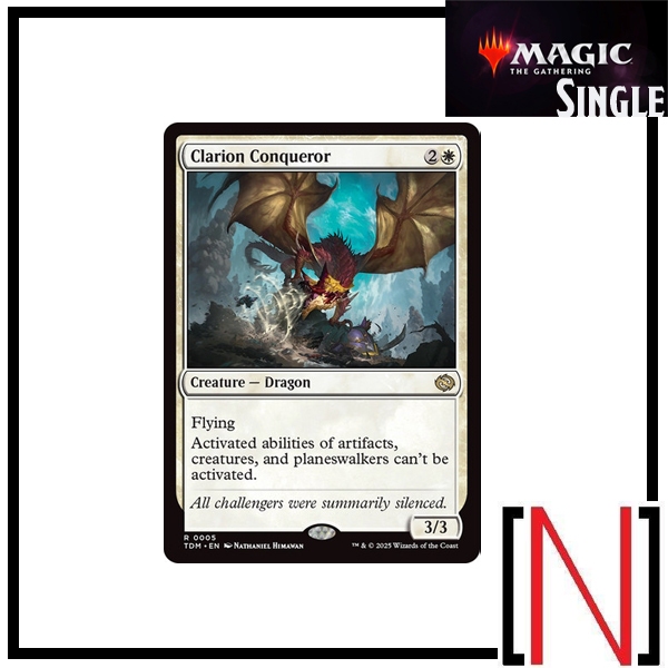 [MTG][Single][TDM] Clarion Conqueror ระดับ Rare [ภาษาอังกฤษ] | Shopee ...