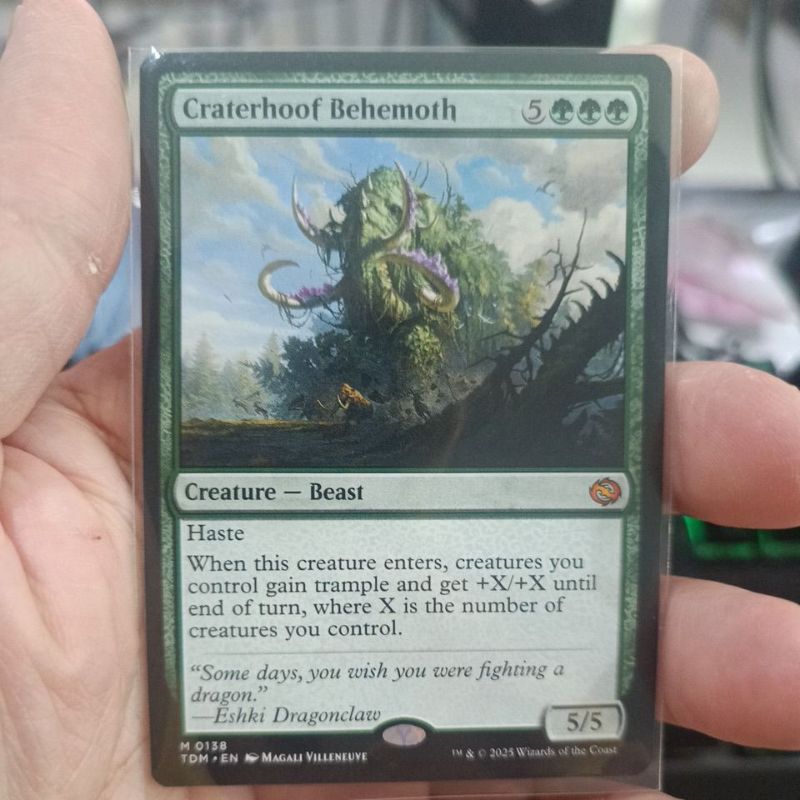 Craterhoof Behemoth MTG Single Card | Shopee Thailand