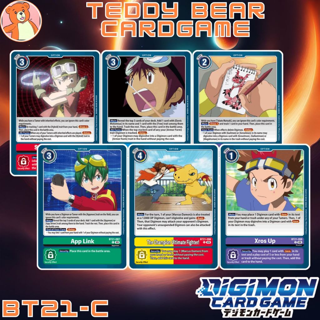 Digimon Card Game BT21: World Convergence Single Card (C) | Shopee Thailand