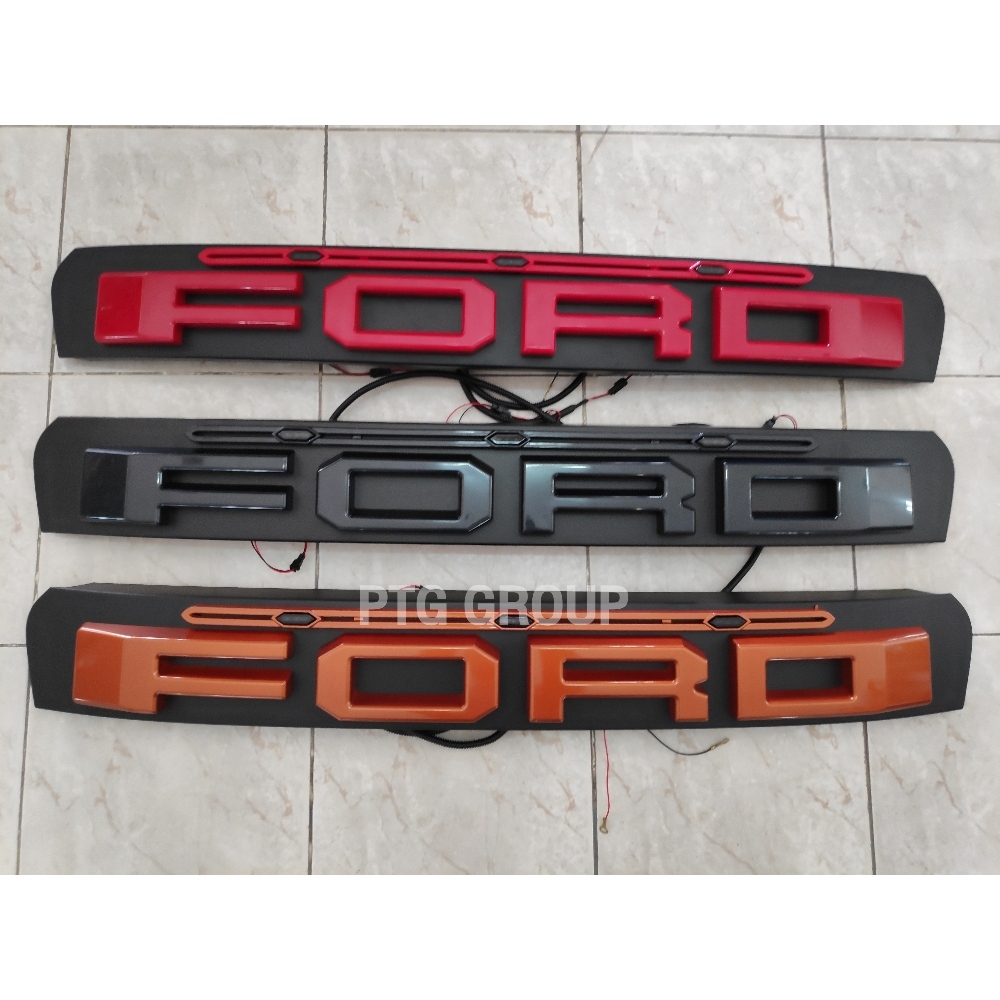 ครอบกระจังหน้า FORD RANGER T7 2018 2019 2020 XLT คาดกลาง *งานไทยพร้อม ...