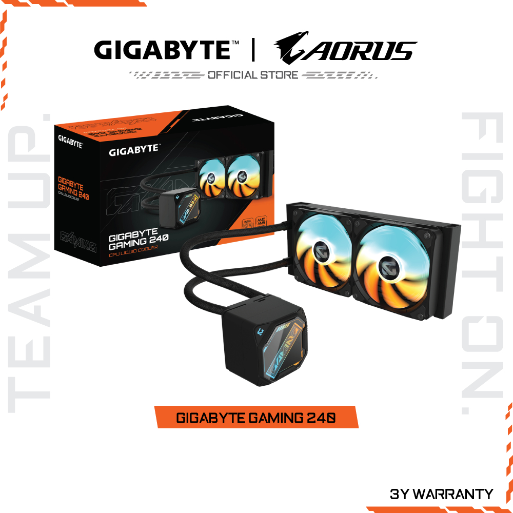 GIGABYTE GAMING 240 CPU LIQUID COOLER (ระบบระบายความร้อนด้วยน้ำ) GP ...