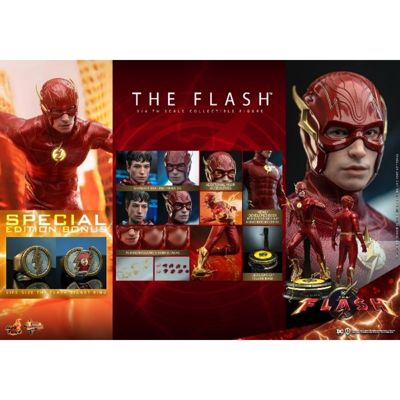 Hot Toys MMS713B 1/6 The Flash - The Flash (Special Edition) | Shopee Thailand