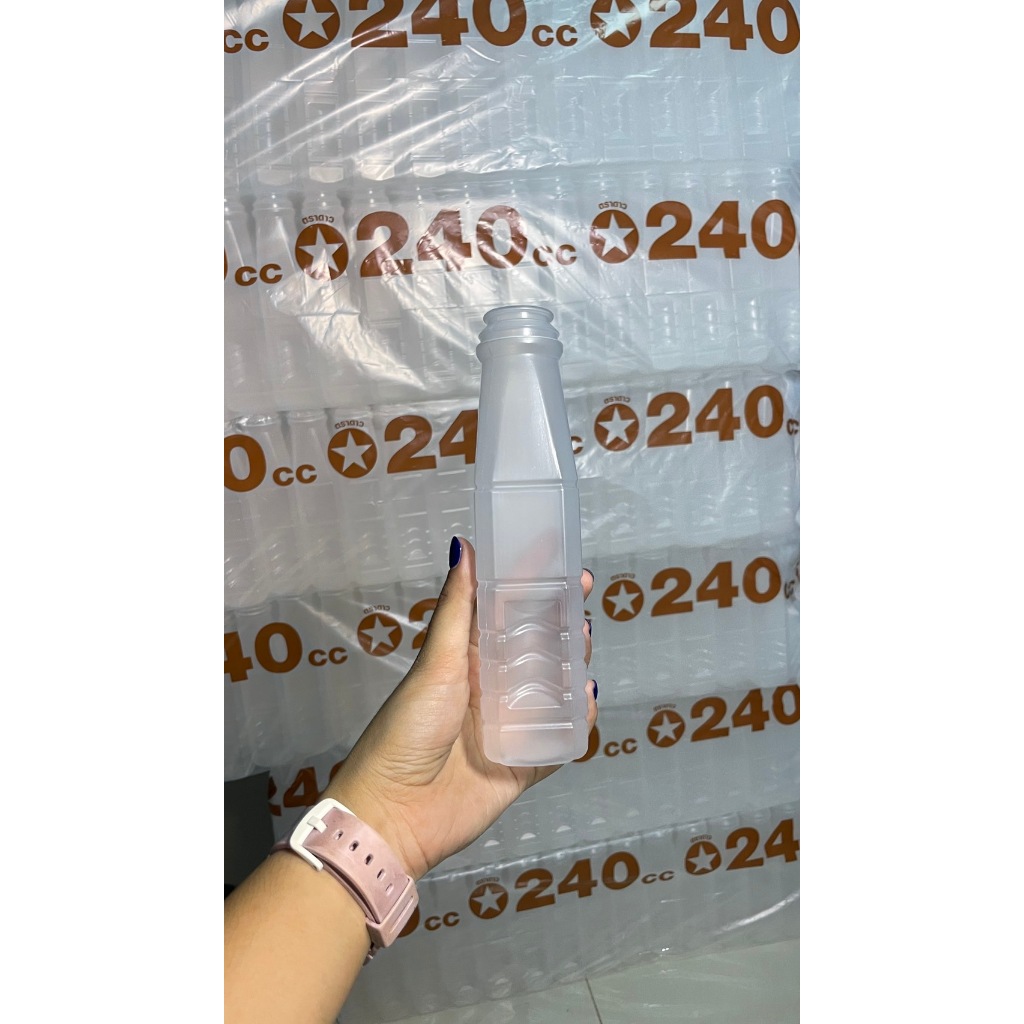 ขวดพลาสติกขุ่น pp ขนาด240cc | Shopee Thailand