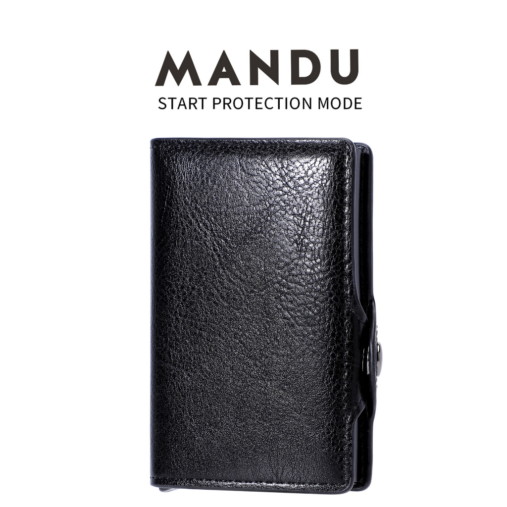 🔥ส่งไวจากไทย🔥MANDU กระเป๋าใส่บัตรRFID โลหะผสมอลูมิเนียมป้องกันการ ...