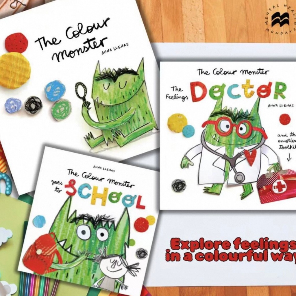 พร้อมส่ง The color Monster ชุด 3 เล่ม children picture book สัตว์ ...