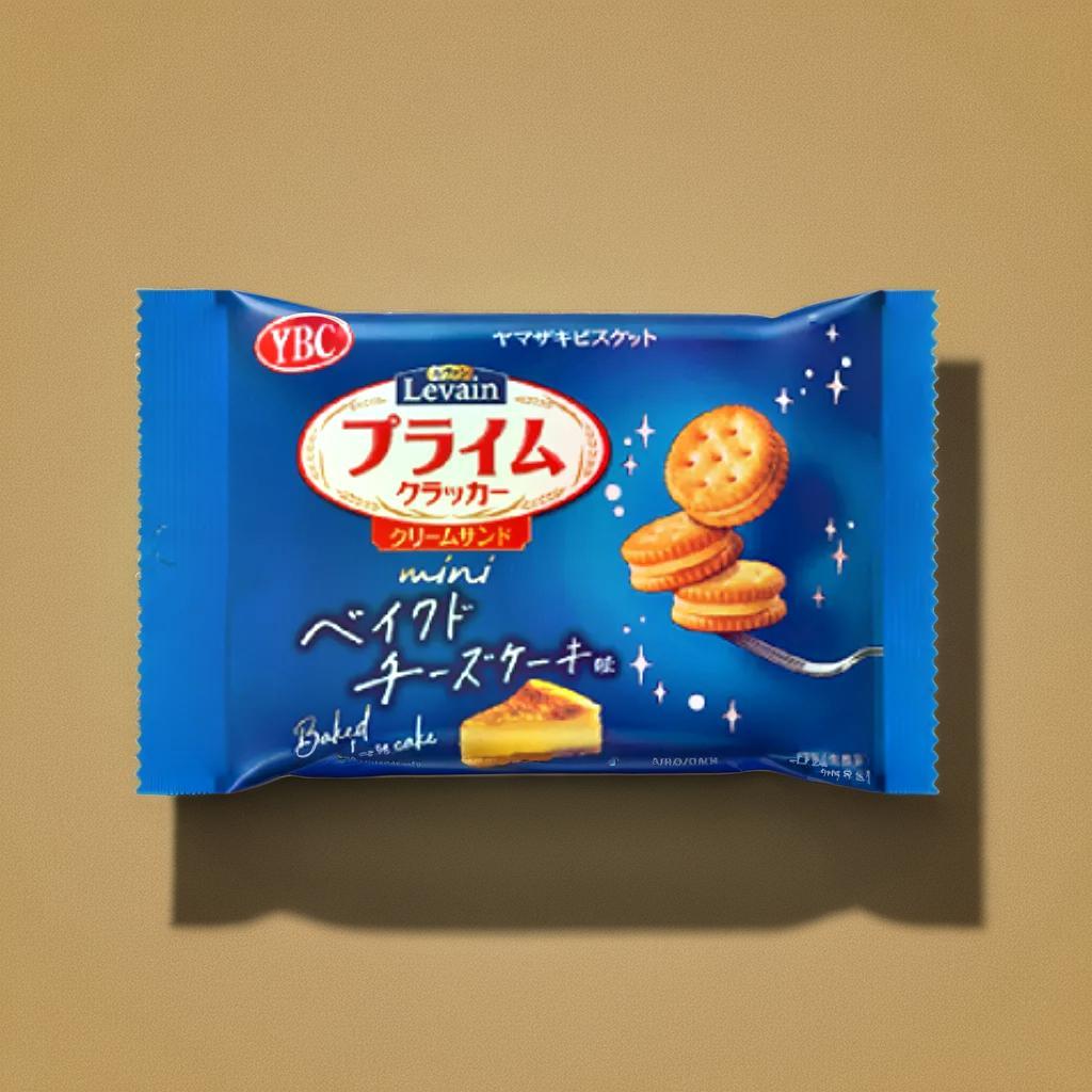Yamazaki Ruben Prime (YBC) Sand Mini รสชีสเค้กอบ ขนมบิสกิตญี่ปุ่นไส้ครีมชีสโกด้า หอมละมุน พกง่าย ...