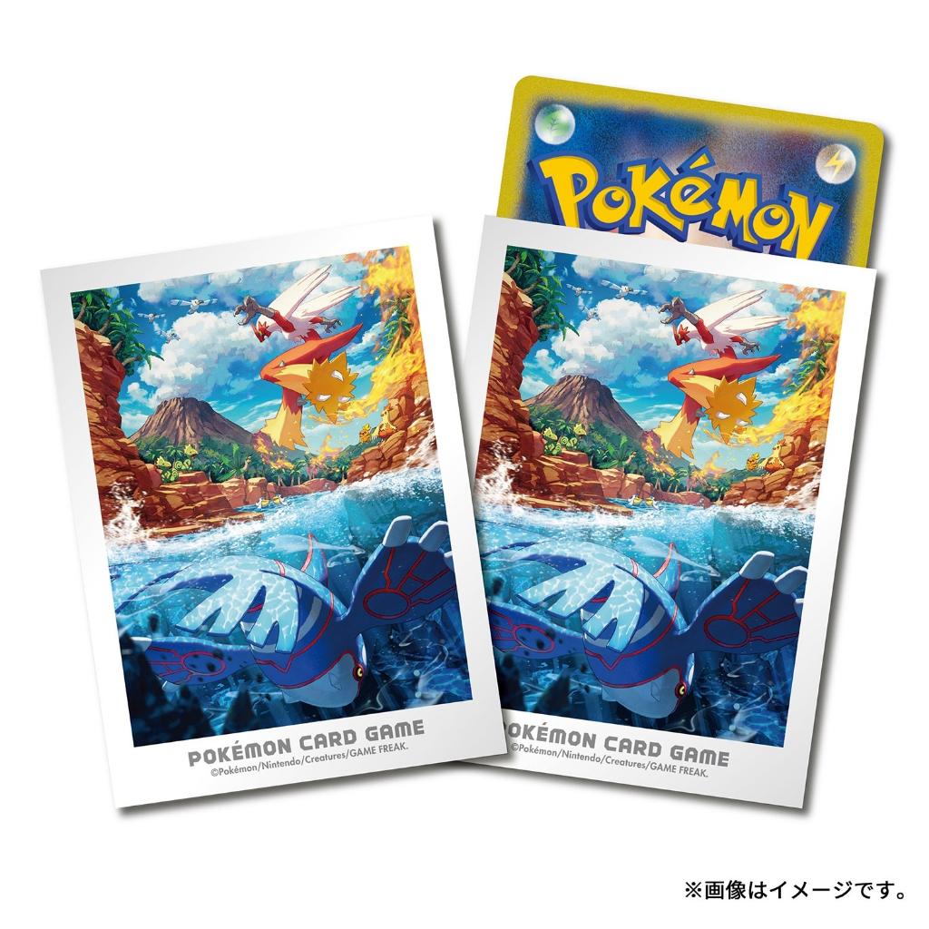 [Pokemon Japan] Sleeve - ลาย Kaiogre & Bashamo ลิขสิทธิ์แท้ Pokémon ...