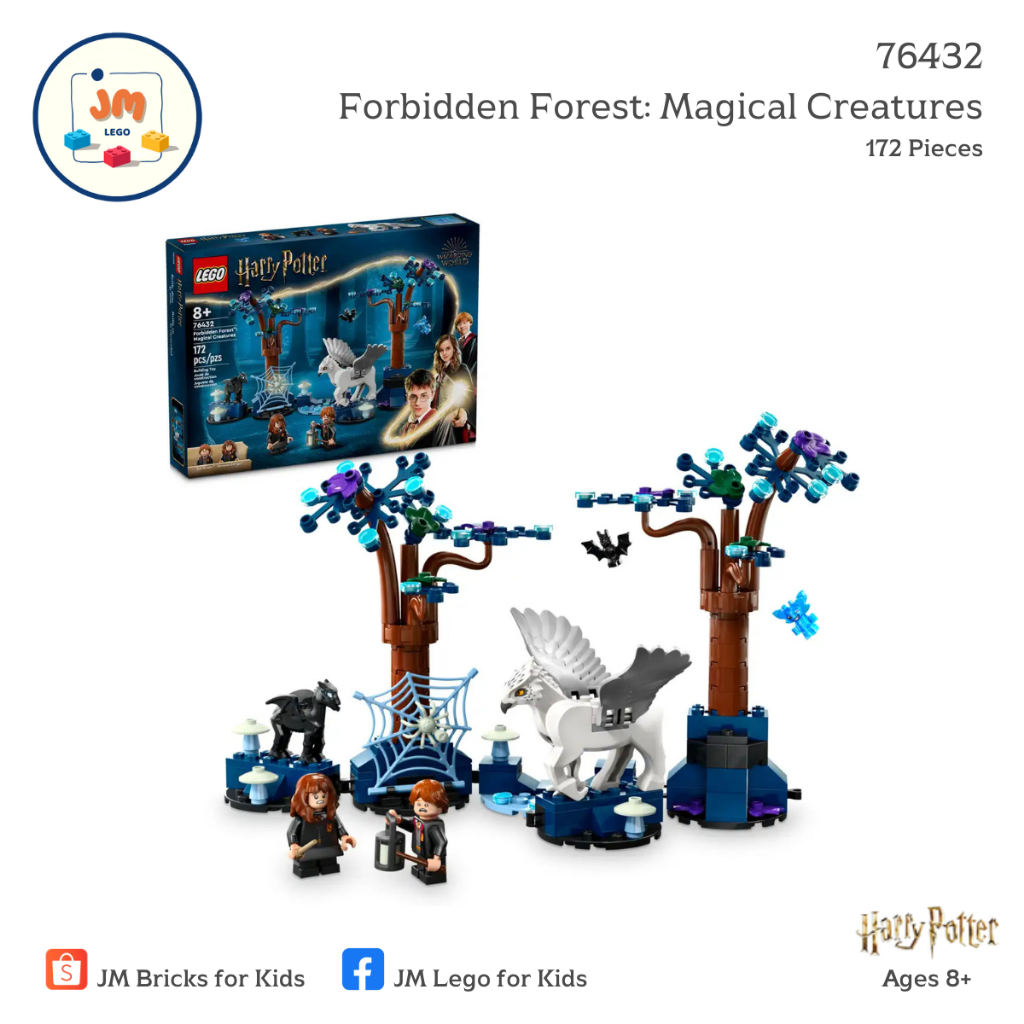 LEGO Harry Potter 76432 Forbidden Forest: Magical Creatures (172 Pieces ...