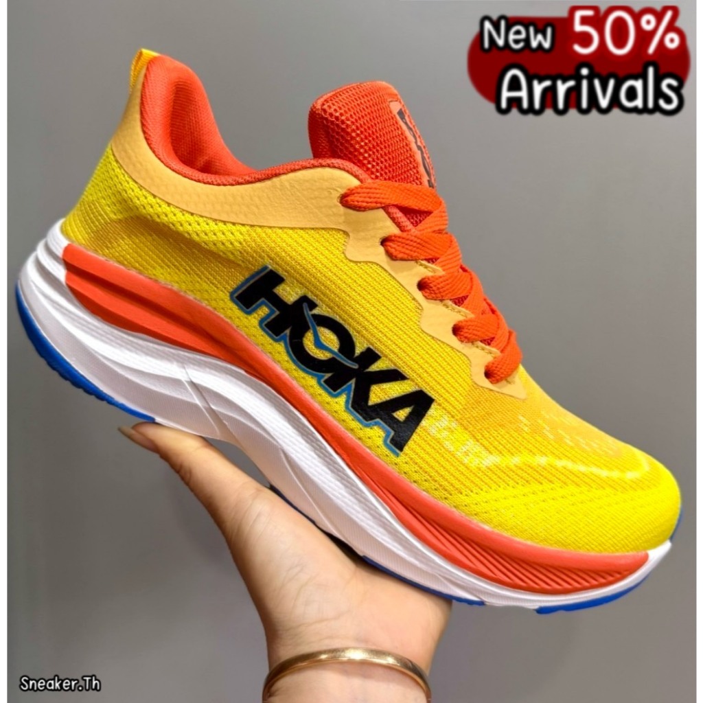 H0ka One Sky Flow รองเท้าผ้าใบ Sz.36-45 Eu ใส่สบาย พื้นหนานุ่ม มีเก็บ ...
