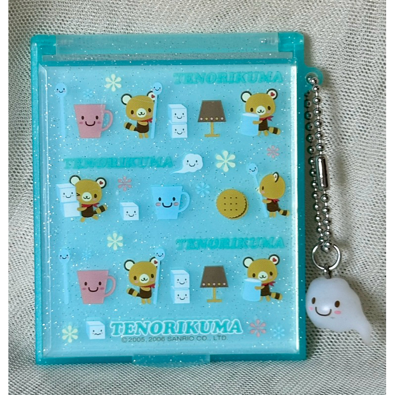 มือสอง(ร่องรอยคราบ) Rare กระจกพกพา Tenorikuma San-X ปี 2006 ขนาด 8 x 7 ...