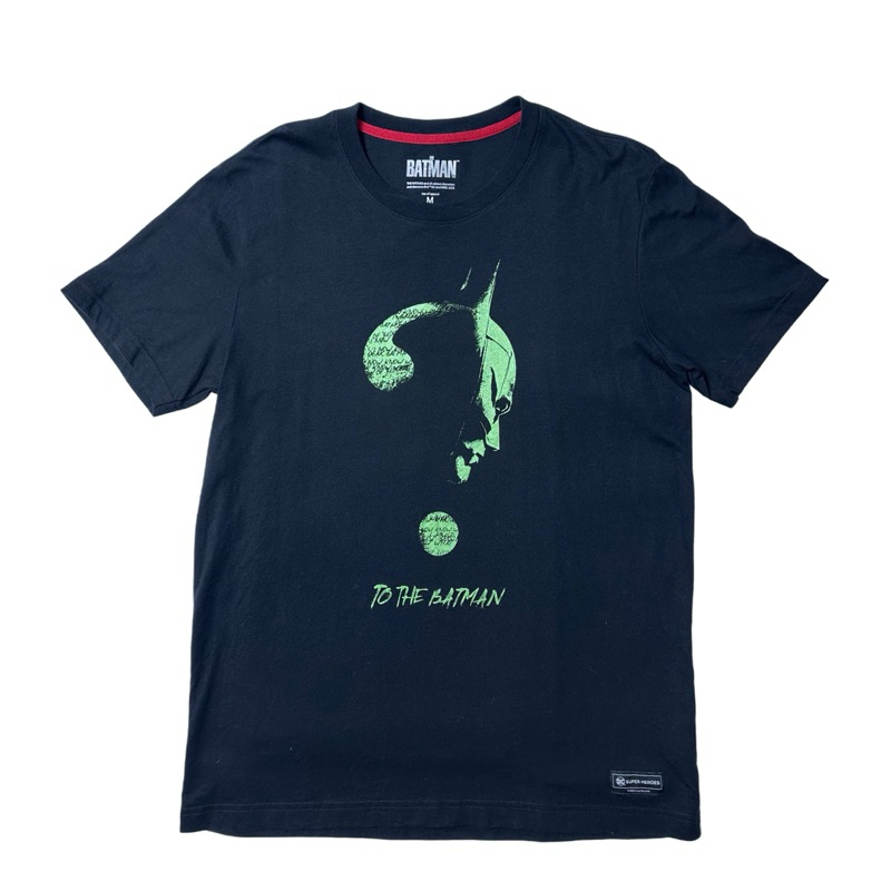the batman riddler silhouette t-shirt แท้มือสองสภาพดี | Shopee Thailand