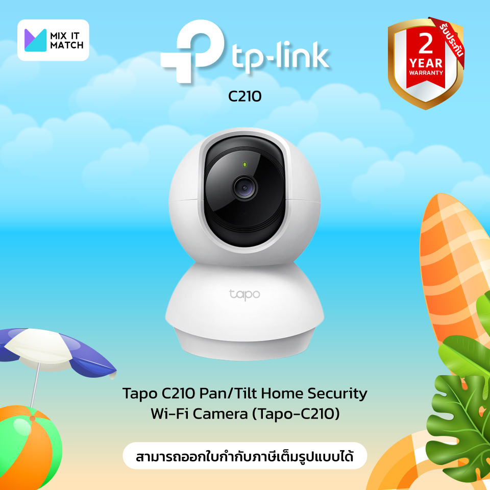 Tapo C210 (Tapo C210) Pan/Tilt AI Home Security Wi-Fi Camera | Shopee ...
