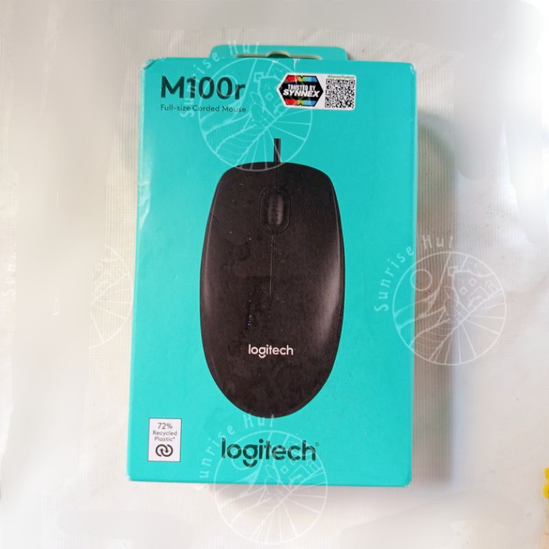 เมาส์ LOGITECH M100R BLACKมีสาย | Shopee Thailand