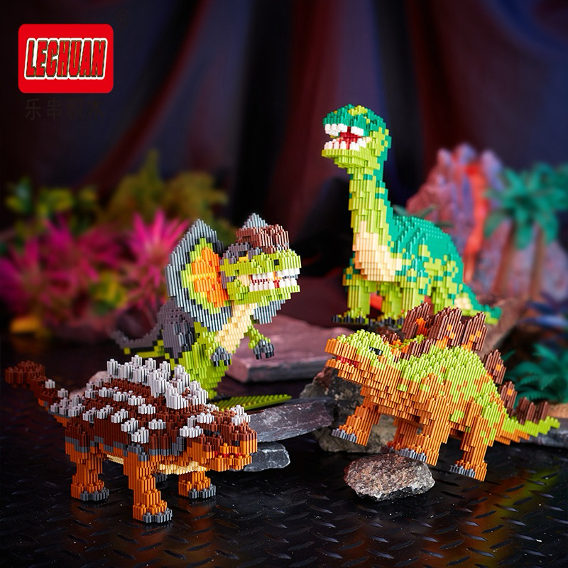 ตัวต่อ ไดโนเสาร์บล็อกเฟืองมี4แบบ lechuanพร้อมส่ง | Shopee Thailand