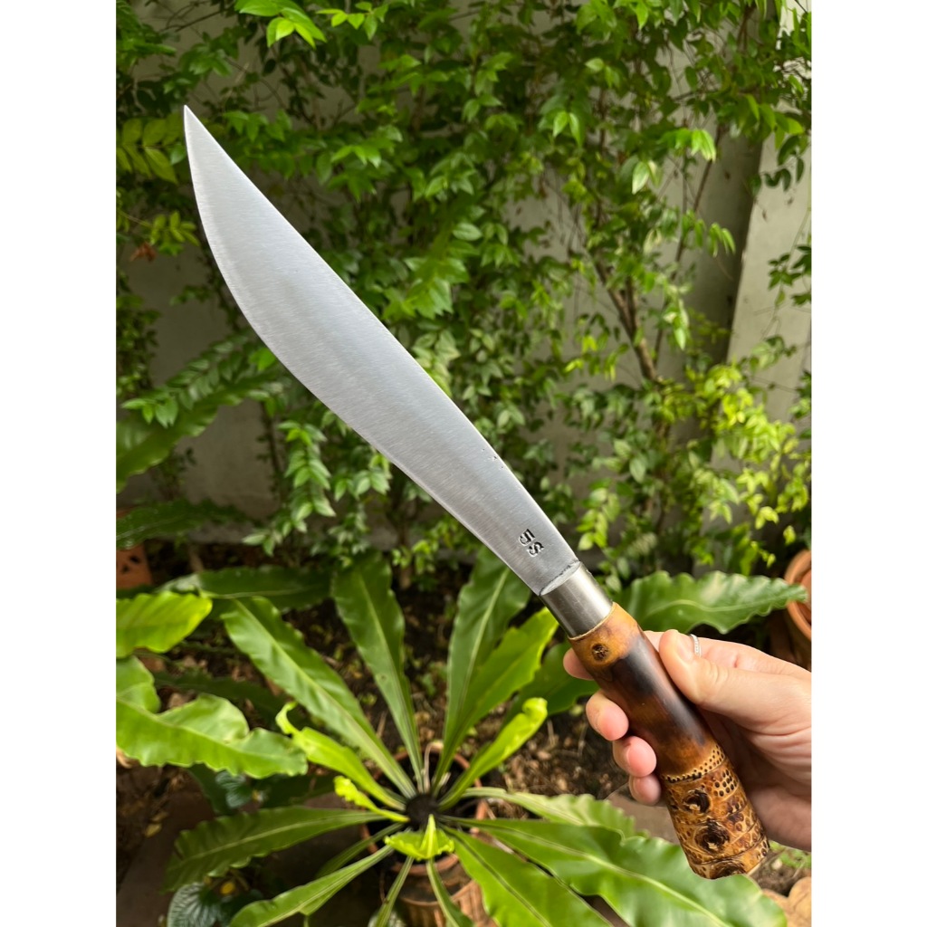 มีดเหน็บงาช้าง E-Nep มีดเหน็บ Machete มีดเดินป่า Campknife กรุข่า Kukri ใบ 10.5” ตีร้อนชุบแข็ง ...