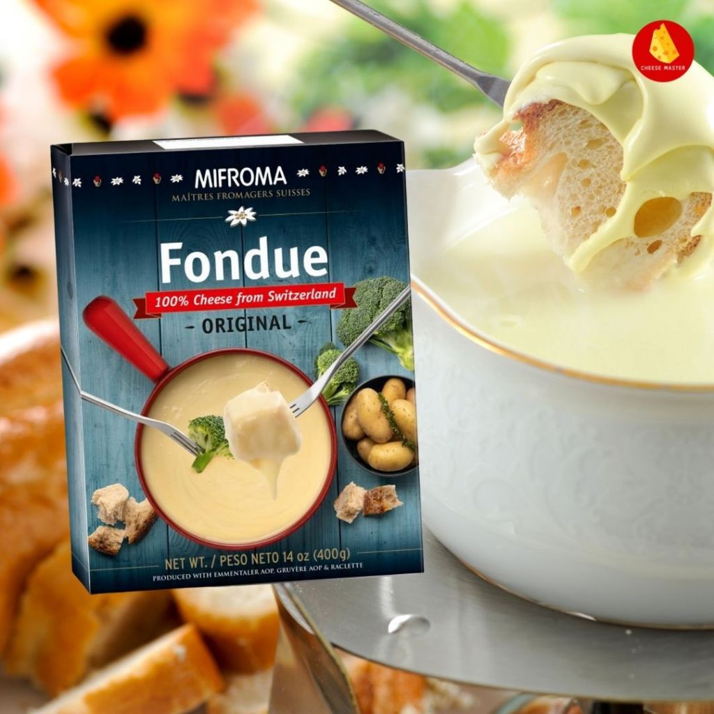 ชีสฟองดู Mifroma Fondue 400g - ฟองดูต้นตำหรับจาก Switzerland | Shopee ...