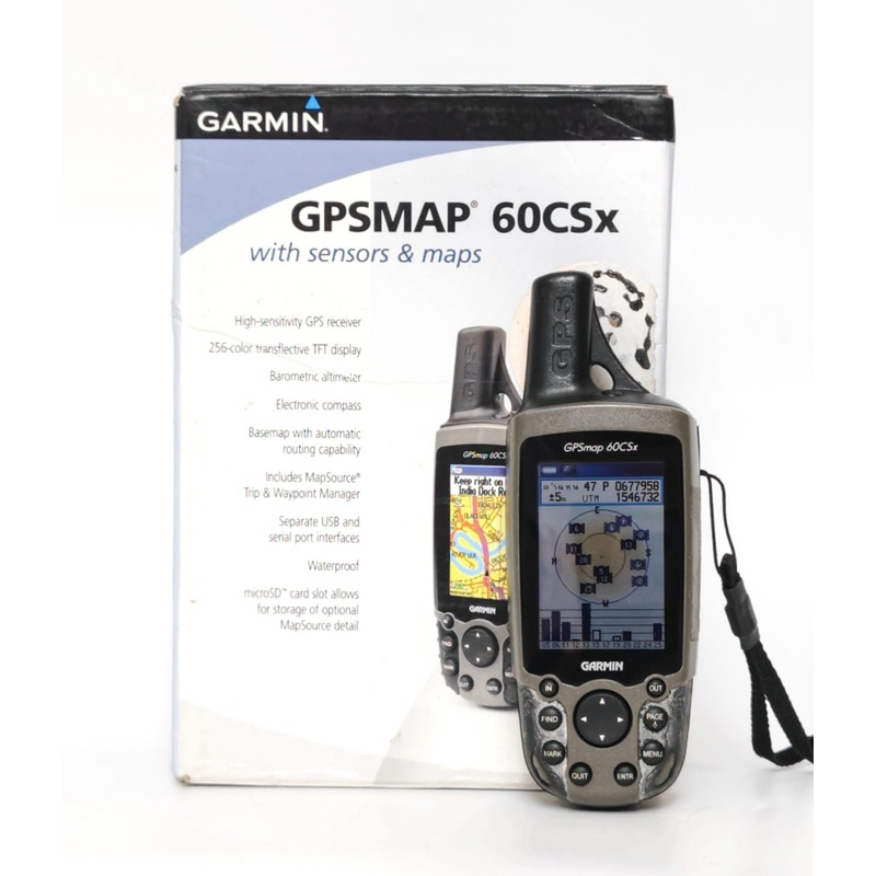 GARMIN GPSmap 60CSx อุปกรณ์ GPS ดาวเทียมสำหรับค้นหาตำแหน่งและเส้นทาง ...
