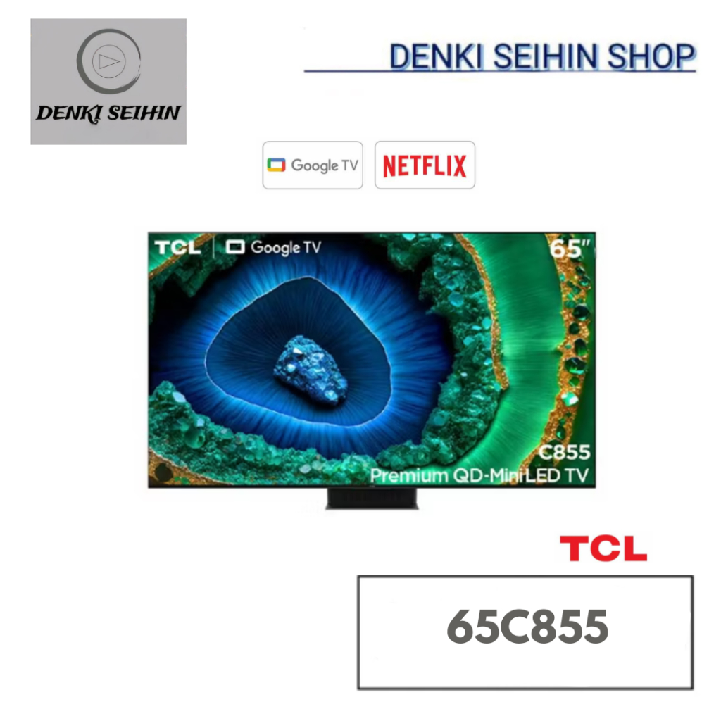 TCL ทีวี 65C855 Google TV 65 นิ้ว 4K UHD QD-Mini LED รุ่น 65C855 ปี ...