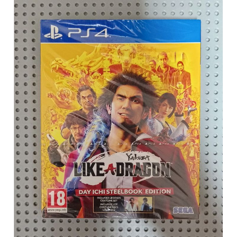 แผ่นเกม PS4 (มือ1) : YAKUZA LIKE A DRAGON DAY ICHI STEELBOOK EDITION (กล่องเหล็ก) | Shopee Thailand