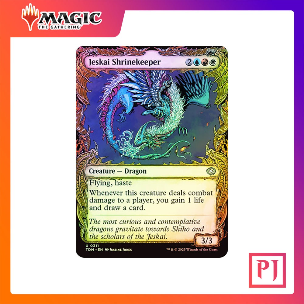 [MTG] Jeskai Shrinekeeper (Showcase) [TDM] [MULTI] [UNCOM] [FOIL] [ENG ...