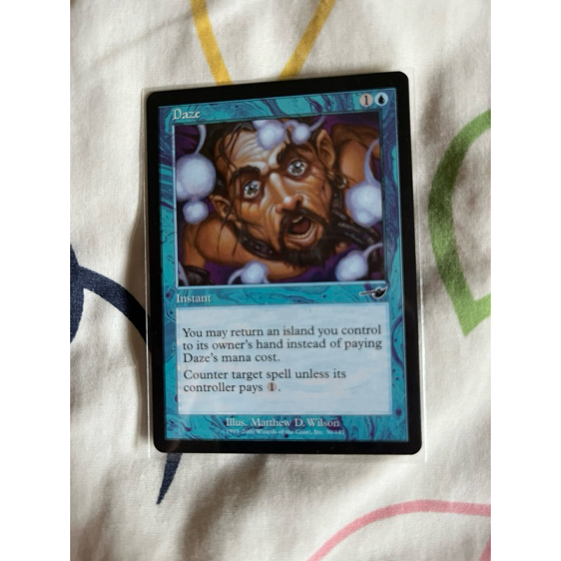 การ์ด MTG Daze Blue Magic the Gathering EDH รุ่น Nemesis สภาพ Ex-Nm ...