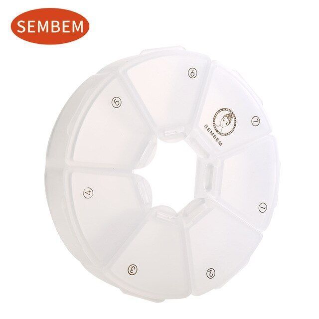 Sembem กล่องใส่ยา 7 ช่อง (S0064) กล่องเก็บยา ตลับยา ตลับใส่อาหารเสริม ...
