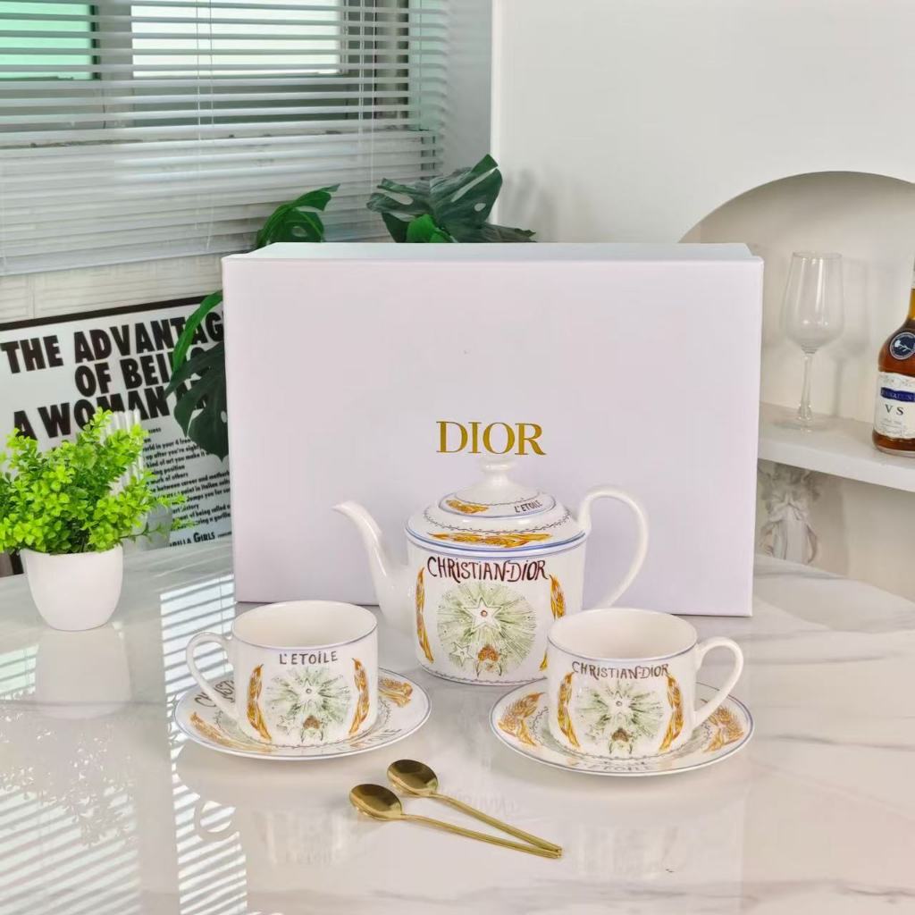 DIOR Tarot Card Series: Bone Porcelain Coffee Cups, Plates, Coffee ...