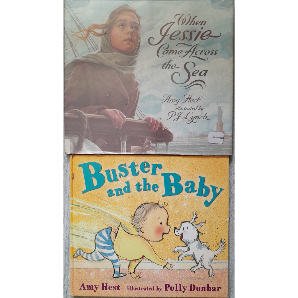 H14 When Jessie Came Across the Sea and Buster the Baby by Amy Hest ...