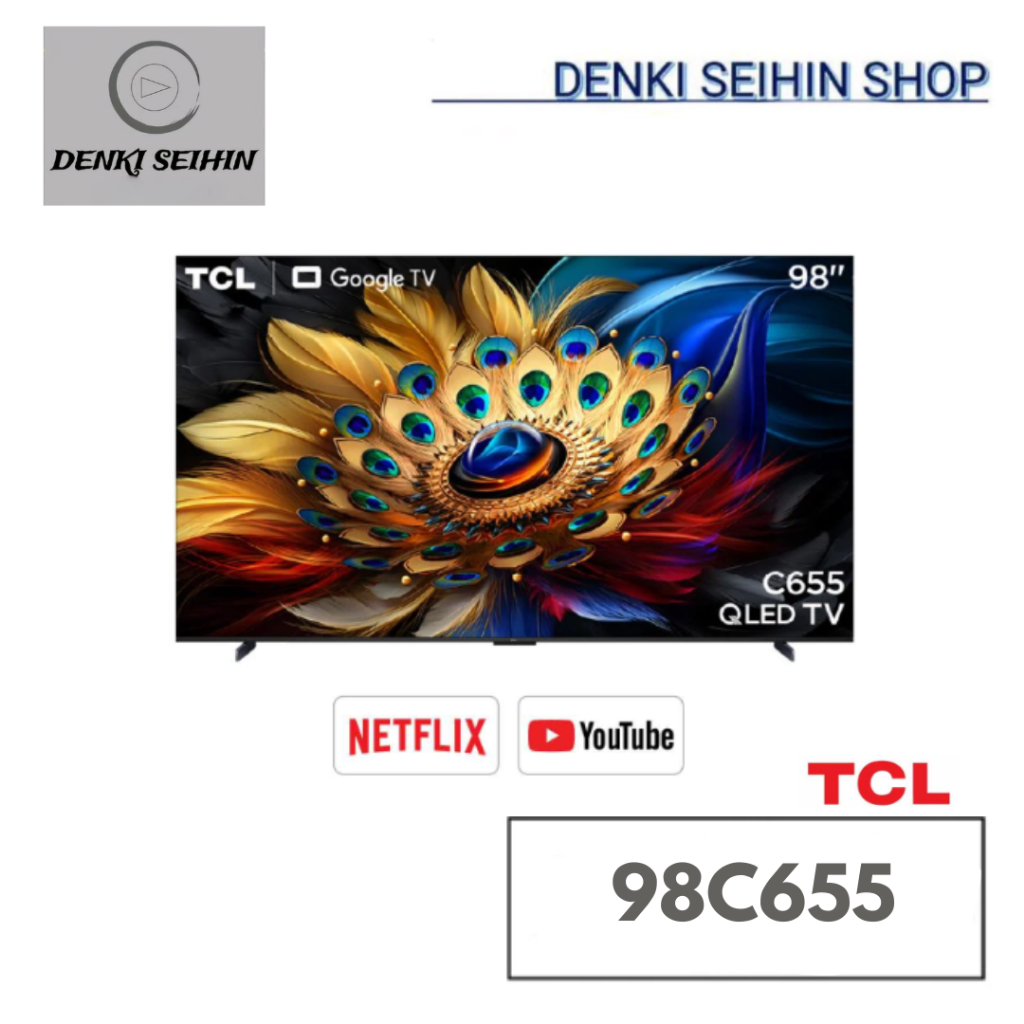 TCL คิวแอลอีดีทีวี 98 นิ้ว TCL (4K, GOOGLE TV) 98C655 | Shopee Thailand