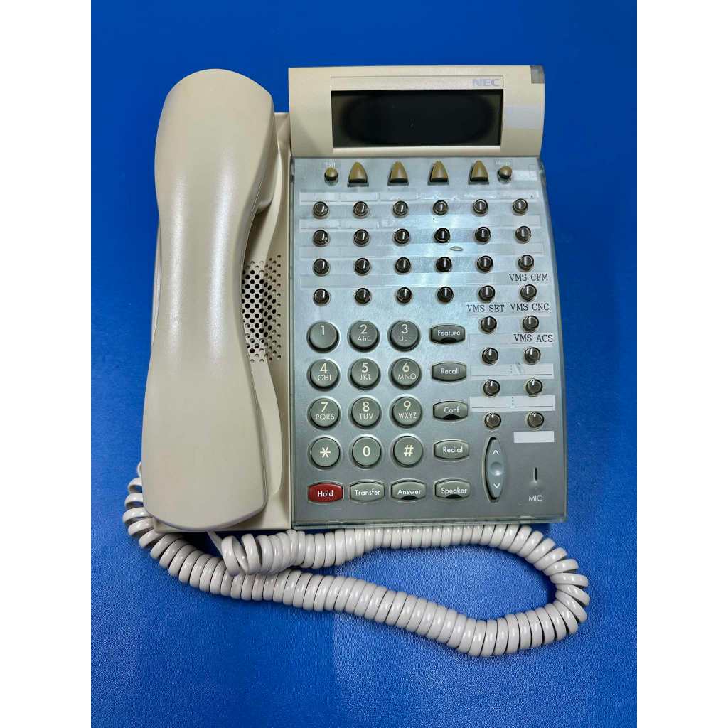 โทรศัพท์ใช้กับตู้สาขา NEC Digital Phone Dterm DTP 32D-1U(WH) (มือสอง สีขาว) **หน้าจอมีแถบดำ ...