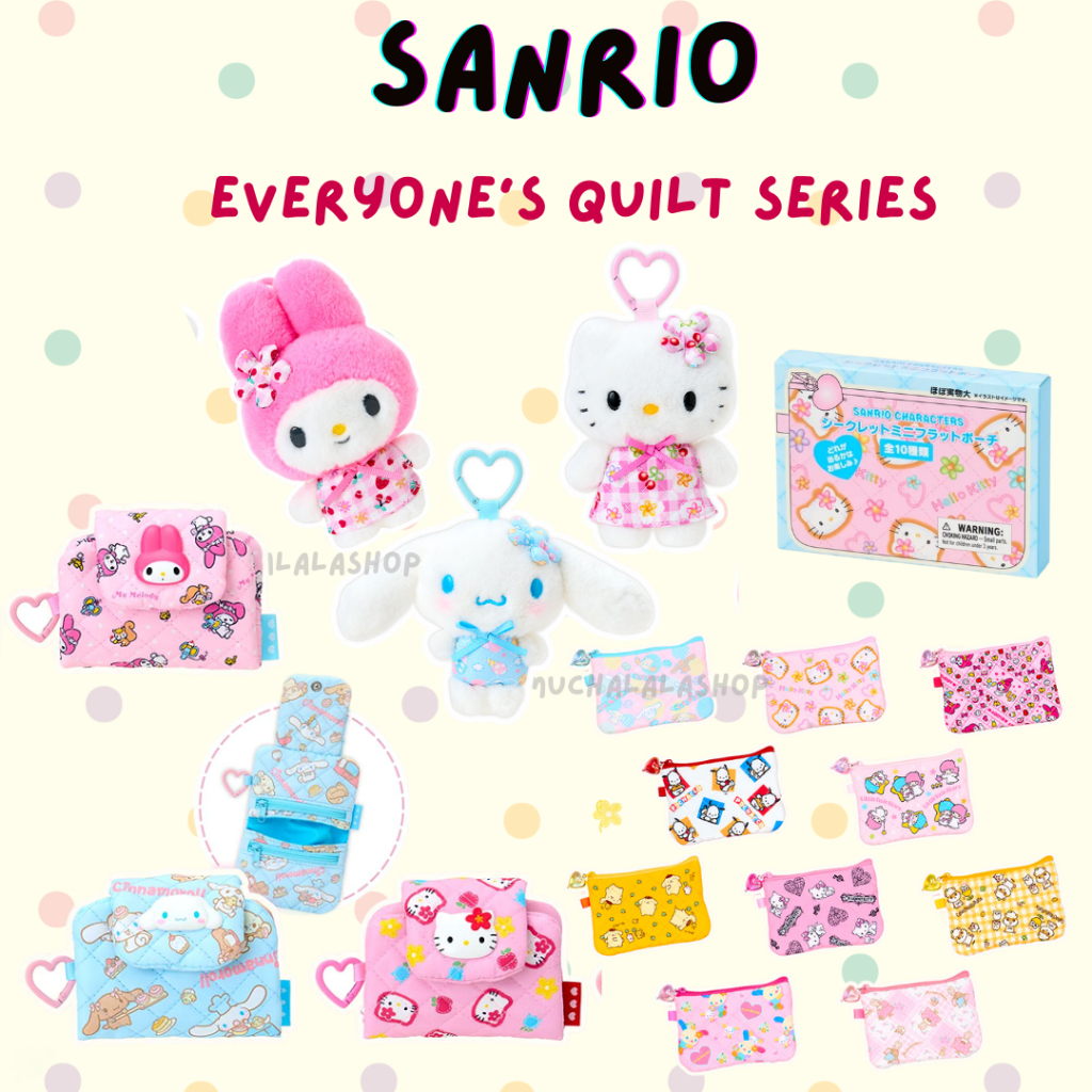 [มีพวงกุญแจครบแบบ] Sanrio : Everyone's Quilt Series พวงกุญแจซานริโอ้ ...
