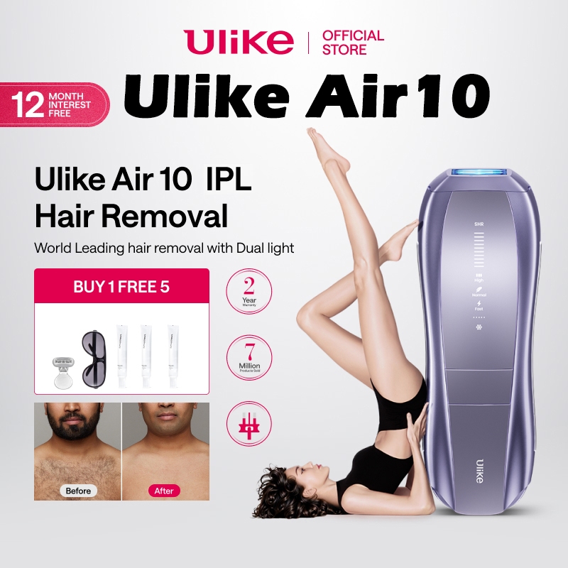 💟ของแท้100%💟Ulike Air10 IPL ผลลัพธ์การกำจัดขนด้วยเลเซอร์กำจัดขนแบบไม่เจ็บปวดเห็นผลใน 2 สัปดาห์ ...