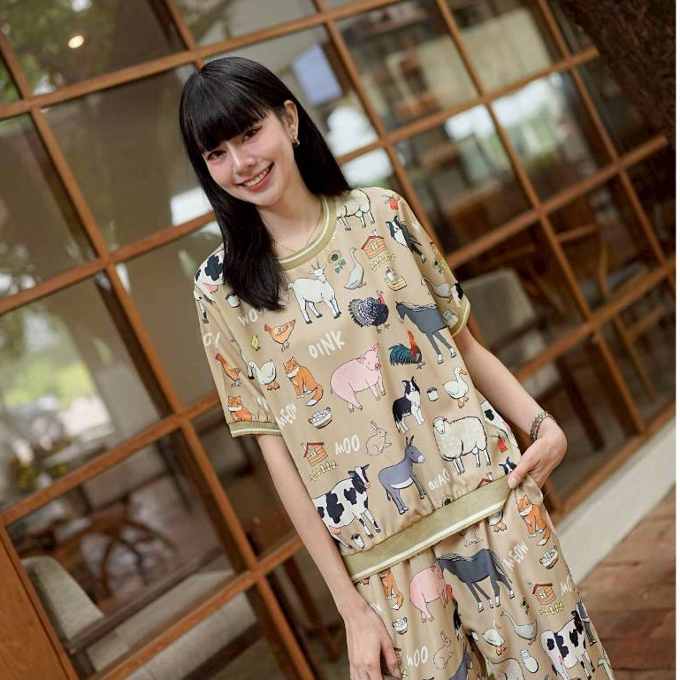 S00002 เซตโพลีคอกลม + ขายาว Farm Animal | Shopee Thailand