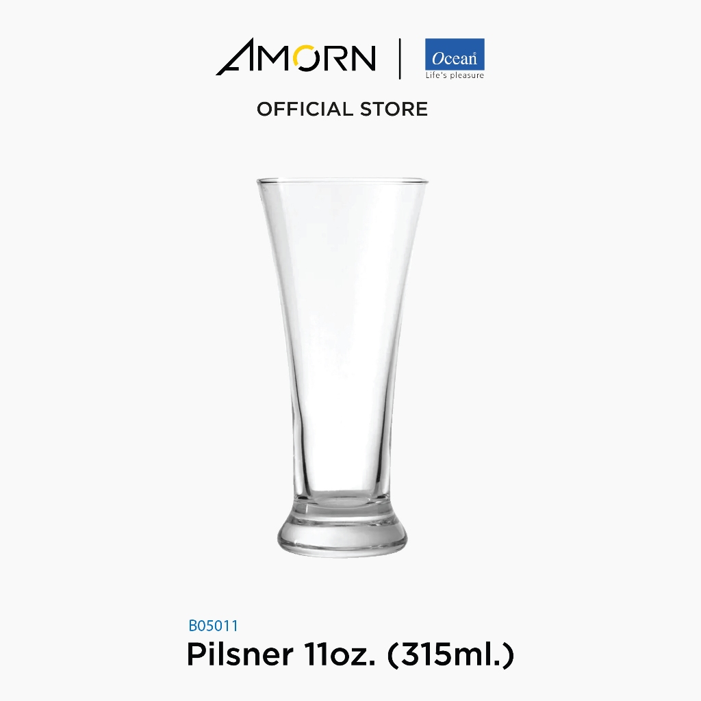AMORN - (Ocean) B05011 Pilsner 11oz. (315ml.) - แก้วเบียร์ แก้วพลิชเนอร ...