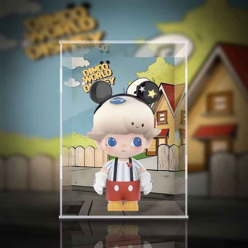 กล่องอะคริลิค กล่องใส่โมเดล Dimoo 400% Mickey Mouse พร้อมฉาก | Shopee ...