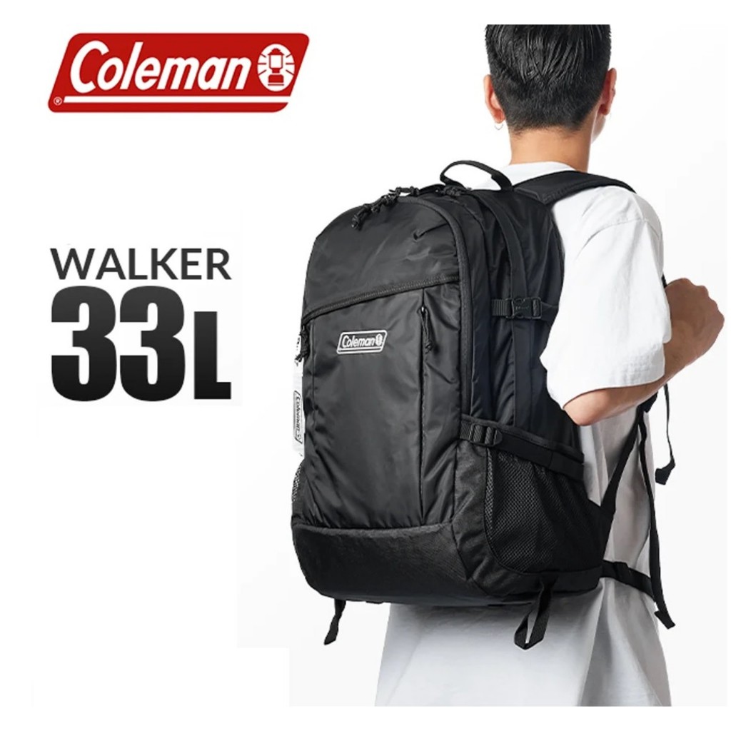 Coleman Walker hiking backpack 33L Black กระเป๋าเป้สะพายหลัง เป้เดินป่า ...